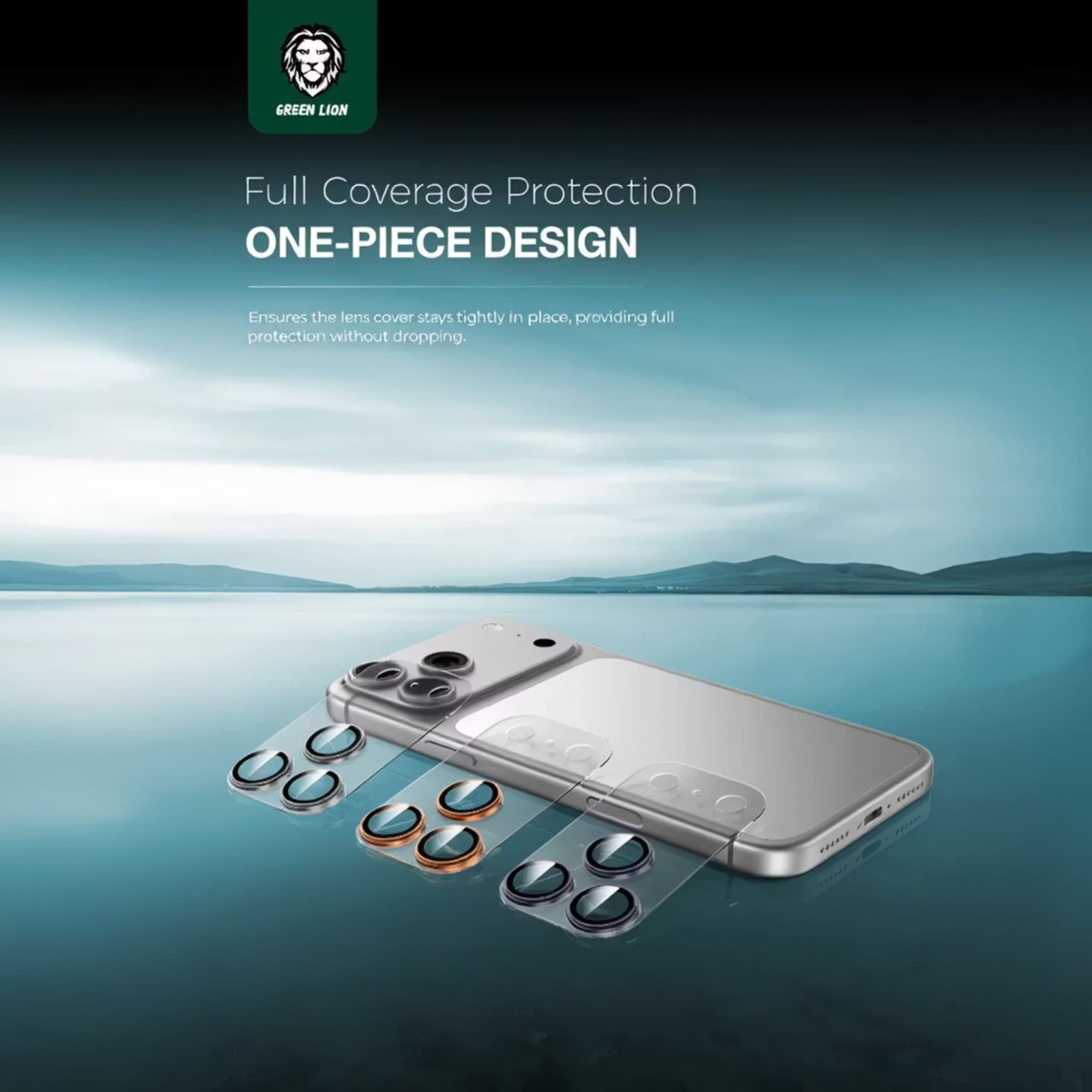 Green Lion Kanzen Camera Lens for iPhone 17 Pro Max, 9H Hardness, Easy ...