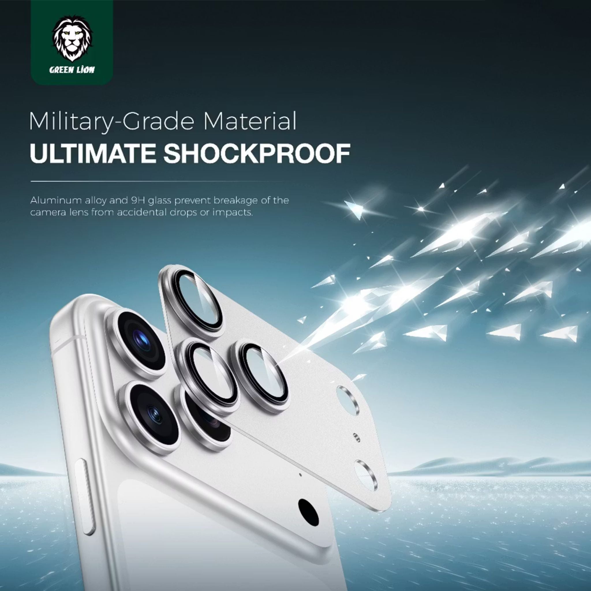 Green Lion Camera Lens Pro for iPhone 17 Pro Max, HD Clarity, Anti-Scr ...