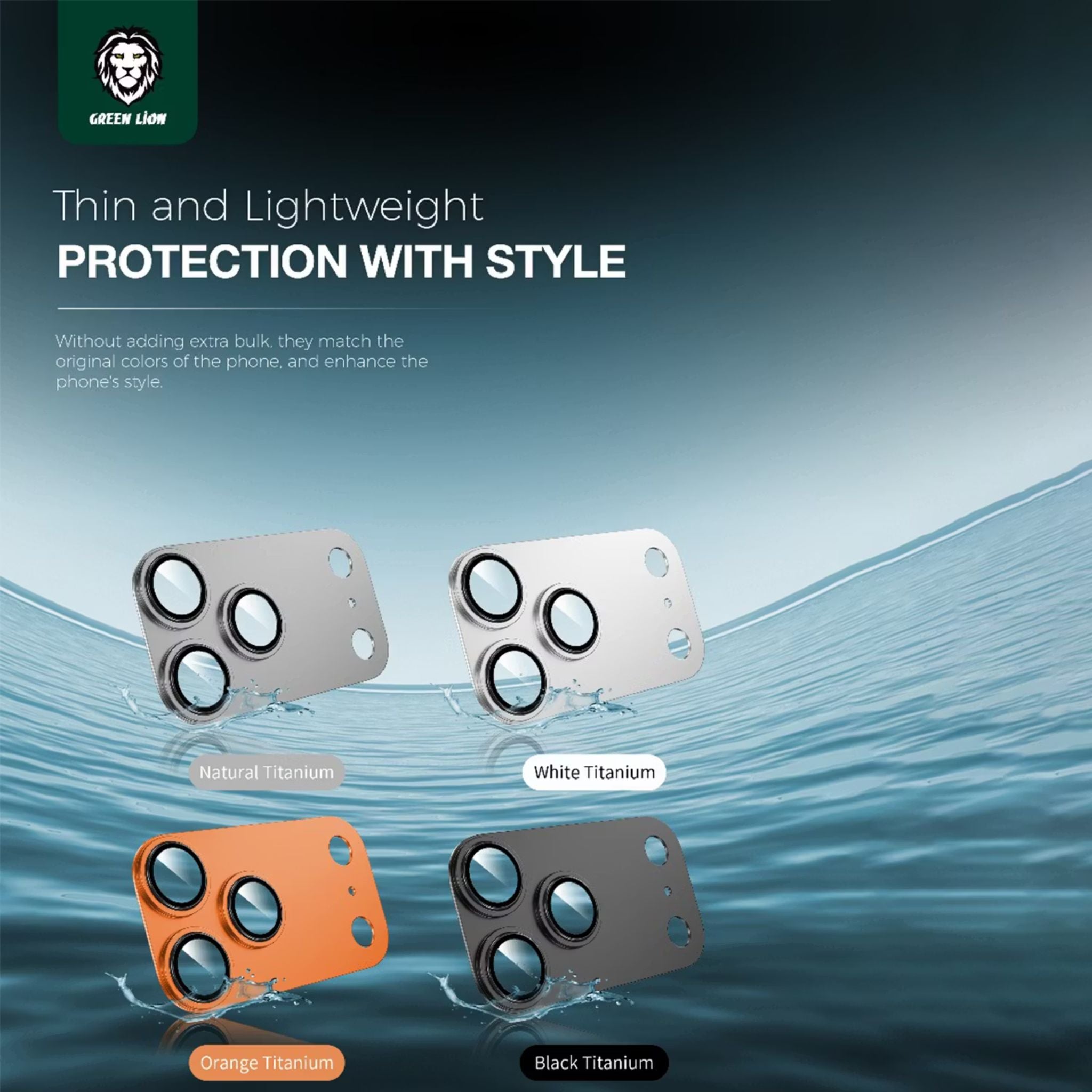 Green Lion Camera Lens Pro for iPhone 17 Pro Max, HD Clarity, Anti-Scr ...