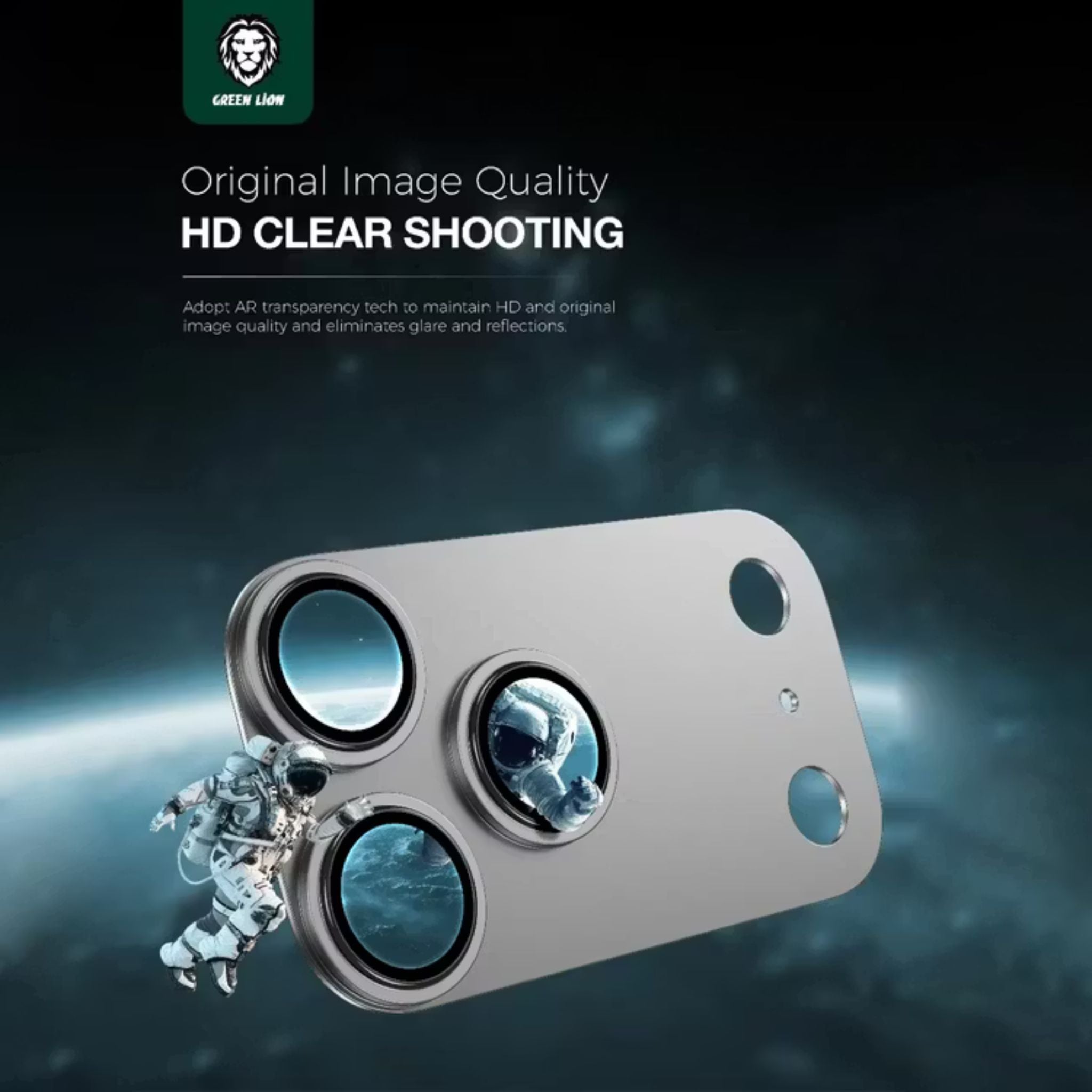 Green Lion Camera Lens Pro for iPhone 17 Pro Max, HD Clarity, Anti-Scr ...