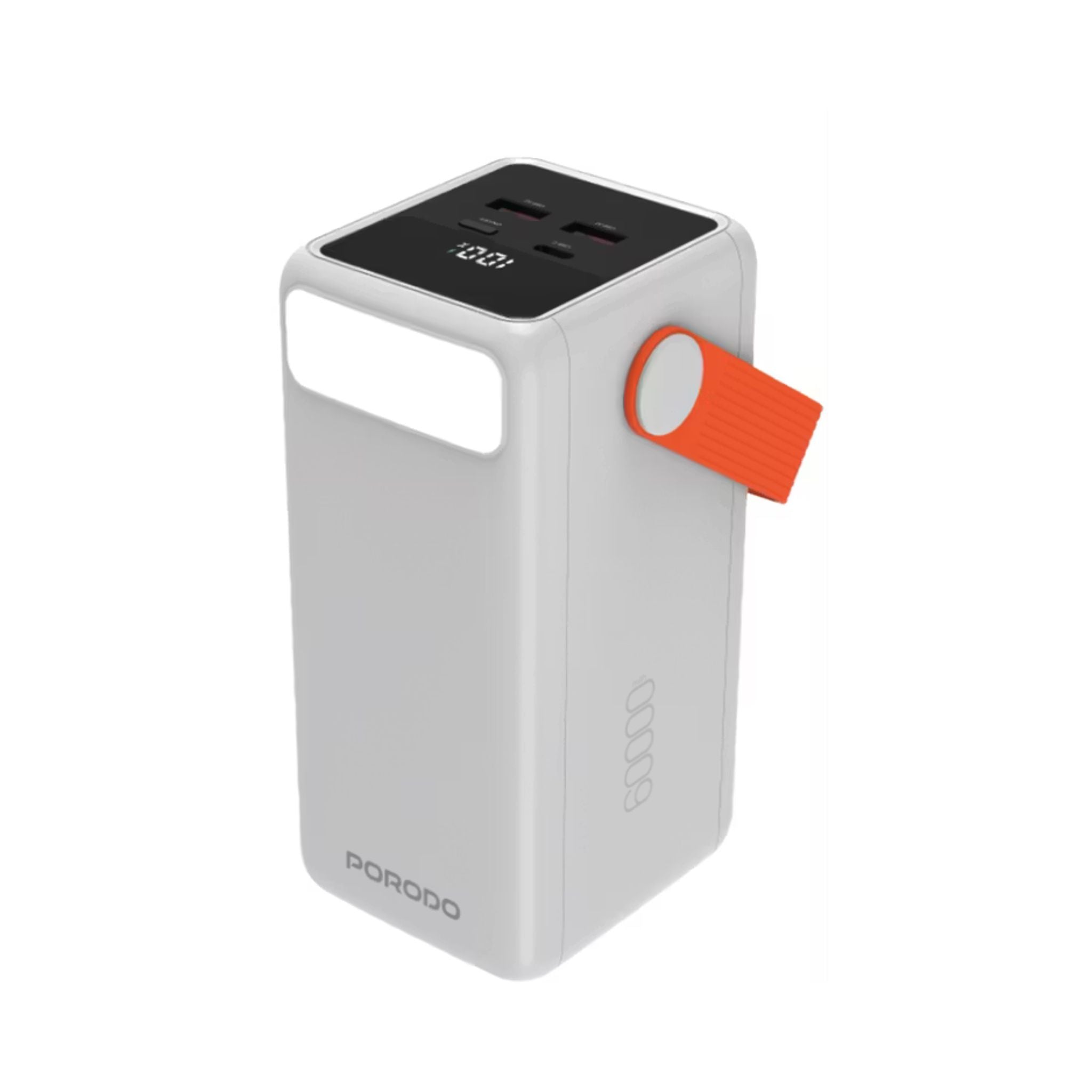 Porodo PortaPower 60000mAh Power Bank with Built-in LED Lighting, PD 2 ...