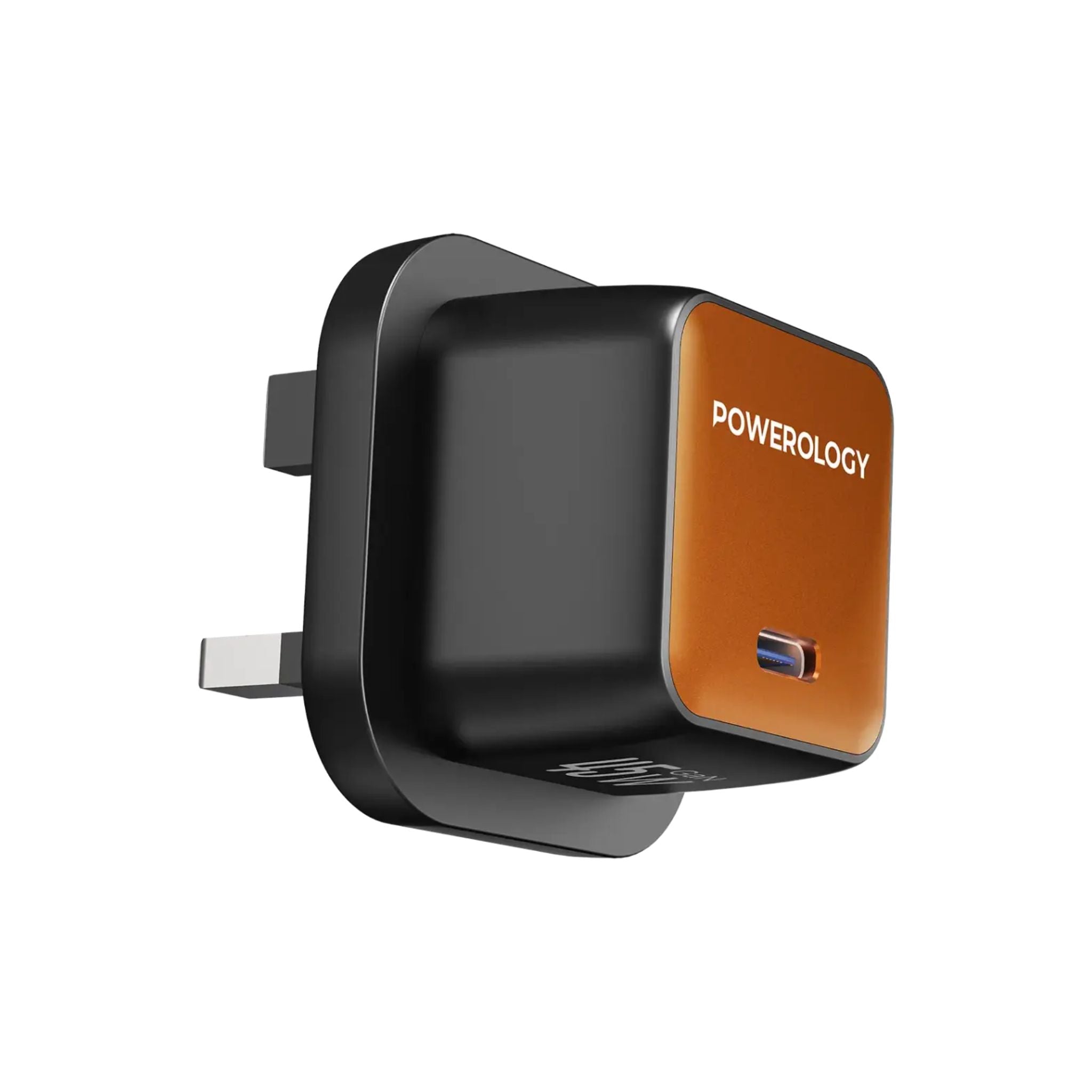 Powerology QX 45W Pocket-Sized GaN Adapter with Safety Protections, 1m ...