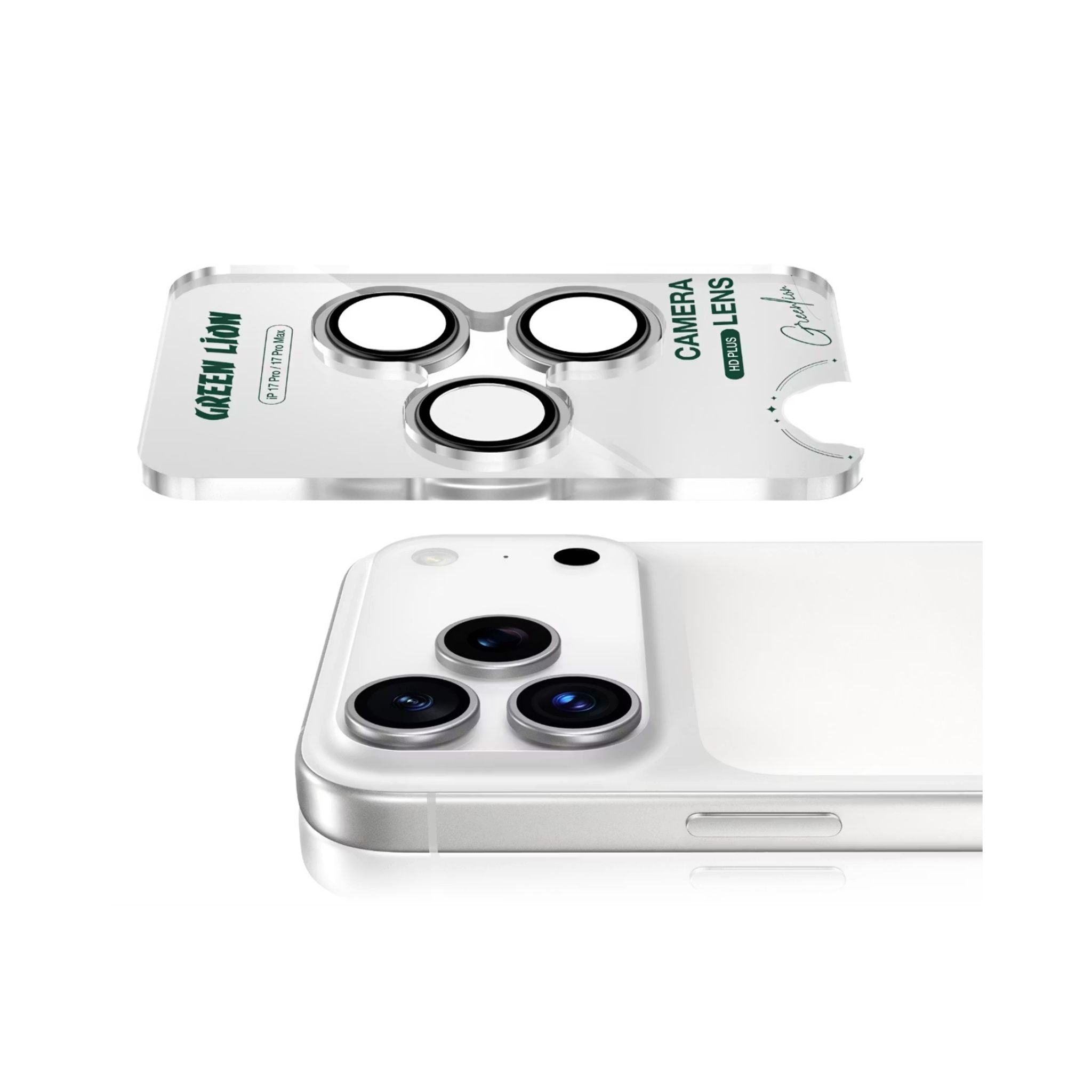 Green Lion HD Plus Camera Lens for iPhone 17 Pro / 17 Pro Max, HD Clar ...